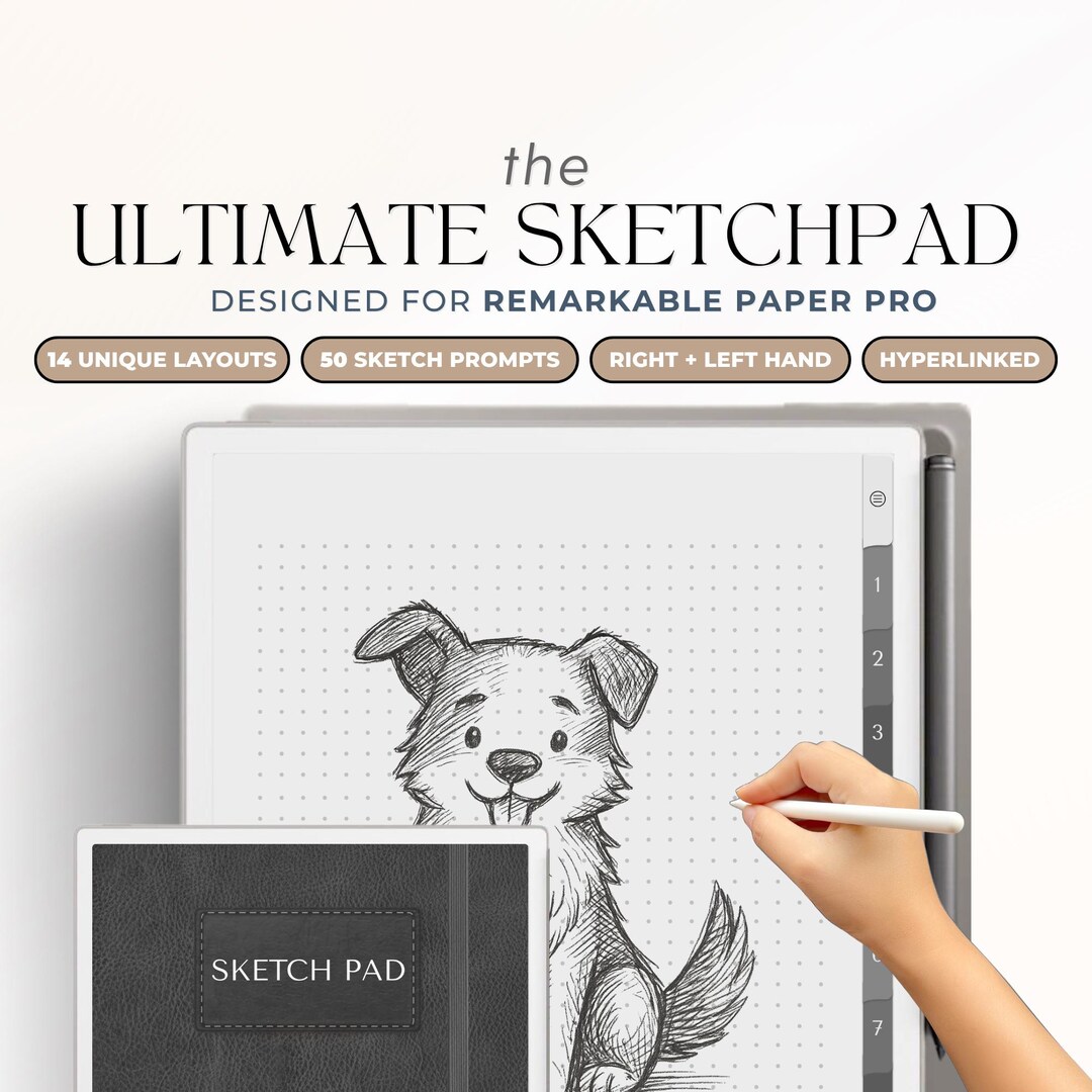 Sketchpad for Remarkable Paper Pro | Drawing Sketchbook | Illustration ...