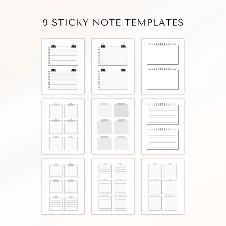 Sticky Notes Bundle for Supernote A5x / A5x2 / Manta | Reusable Note ...