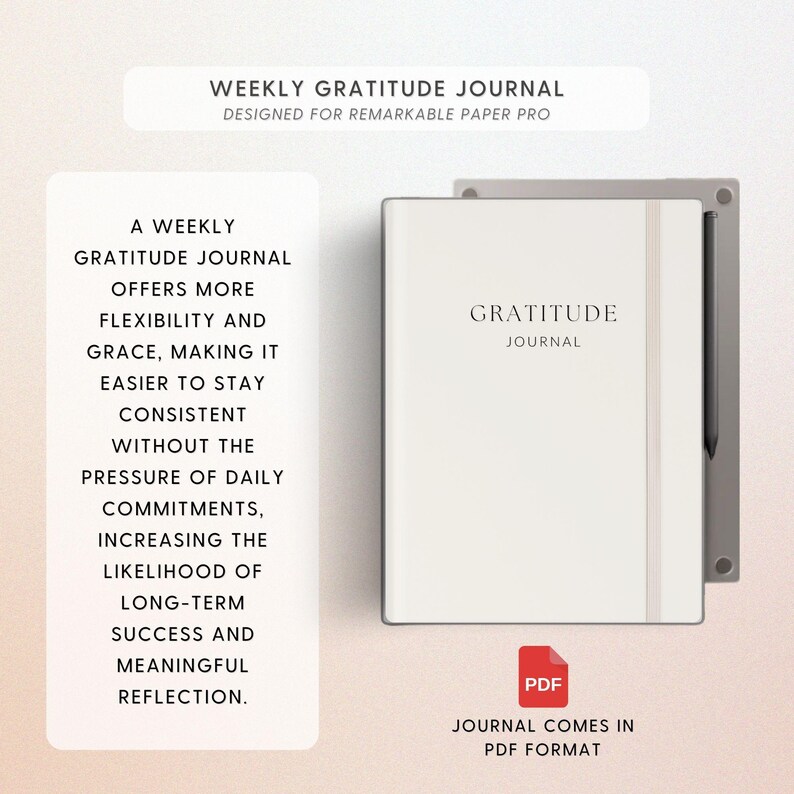 Gratitude Journal for Remarkable Paper Pro | Affirmations | Mental ...