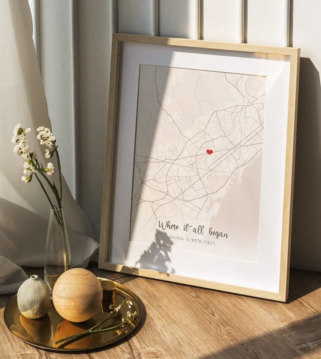 Maps as Art, Maps Wall Art, Any City, Maps Gift, City Map, Map Poster ...
