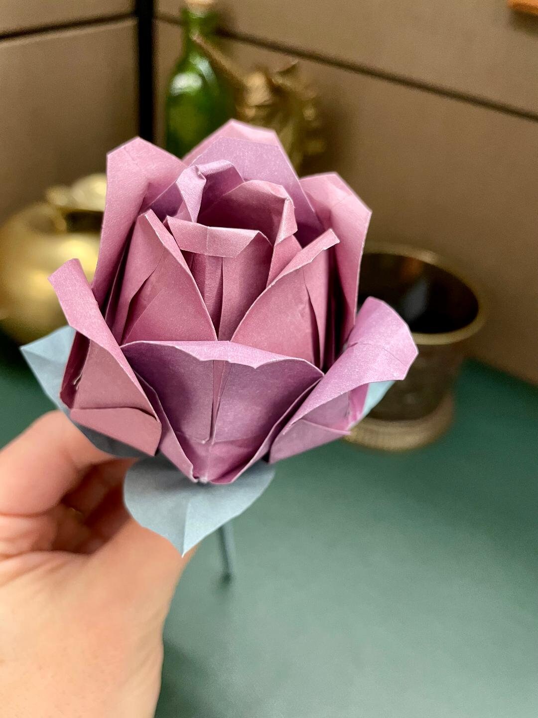 Origami Roses, Rose Bouquet, Paper Flowers - Etsy