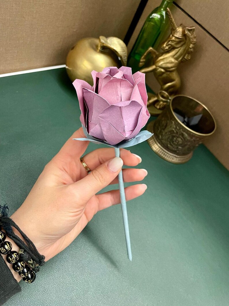Origami Roses, Rose Bouquet, Paper Flowers - Etsy