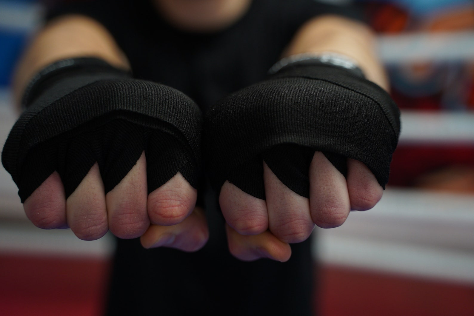 THS Fight Gear Hand Wraps 4.5m Inner Gloves Bandages Boxing Muay Thai ...