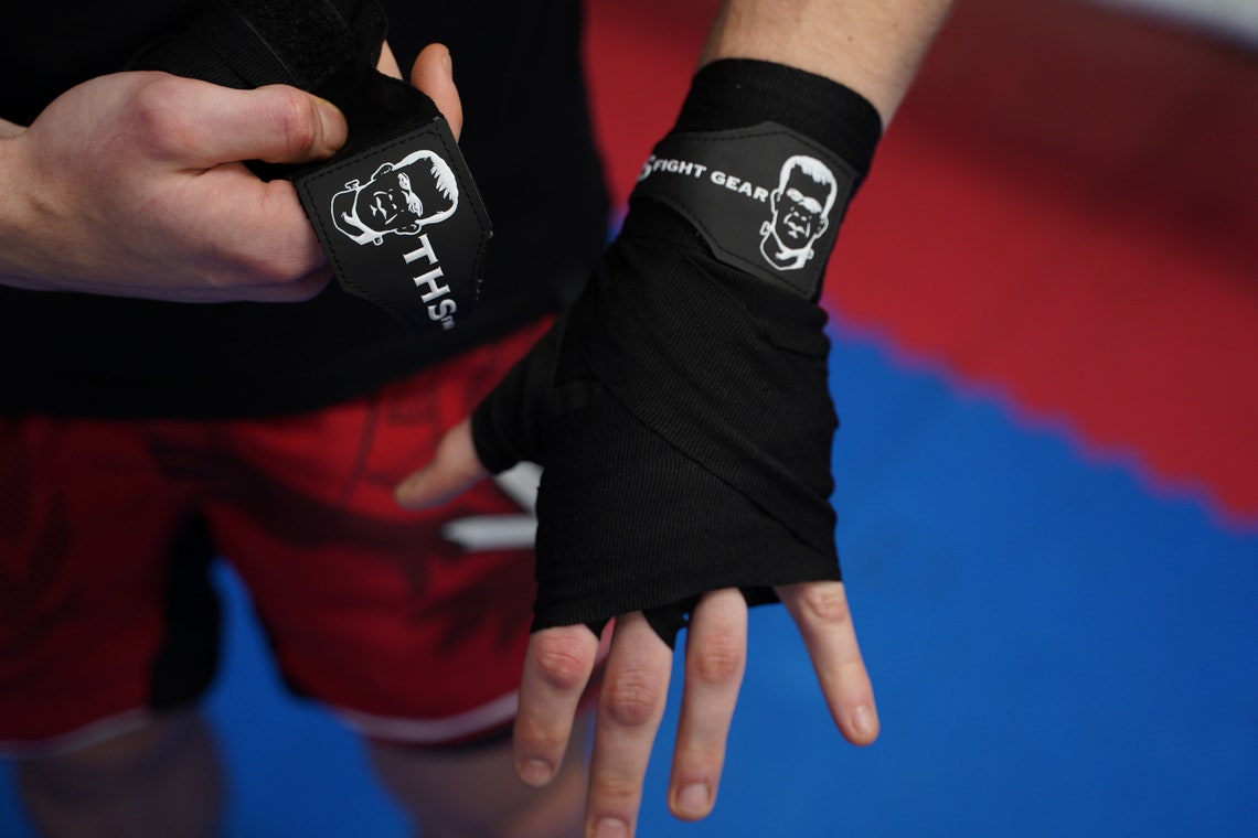 THS Fight Gear Hand Wraps 4.5m Inner Gloves Bandages Boxing Muay Thai ...