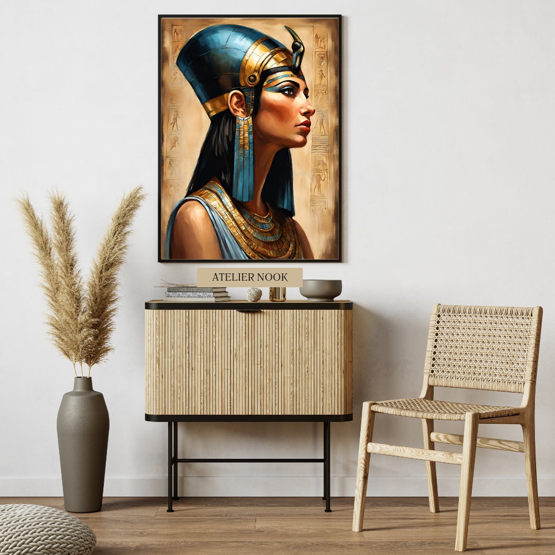 Ancient Egyptian Gallery Print Set of 3, Inspired Printable Wall Art ...