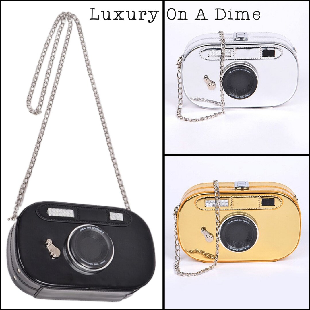 Vintage Camera Iconic Retro Purse Convertible Shoulder Bag Clutch ...