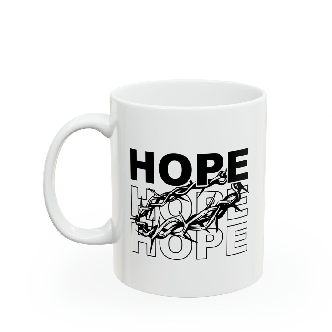 Christian Mug | Hope With Crown of Thorns Mug | Prayer Mug | Hope ...