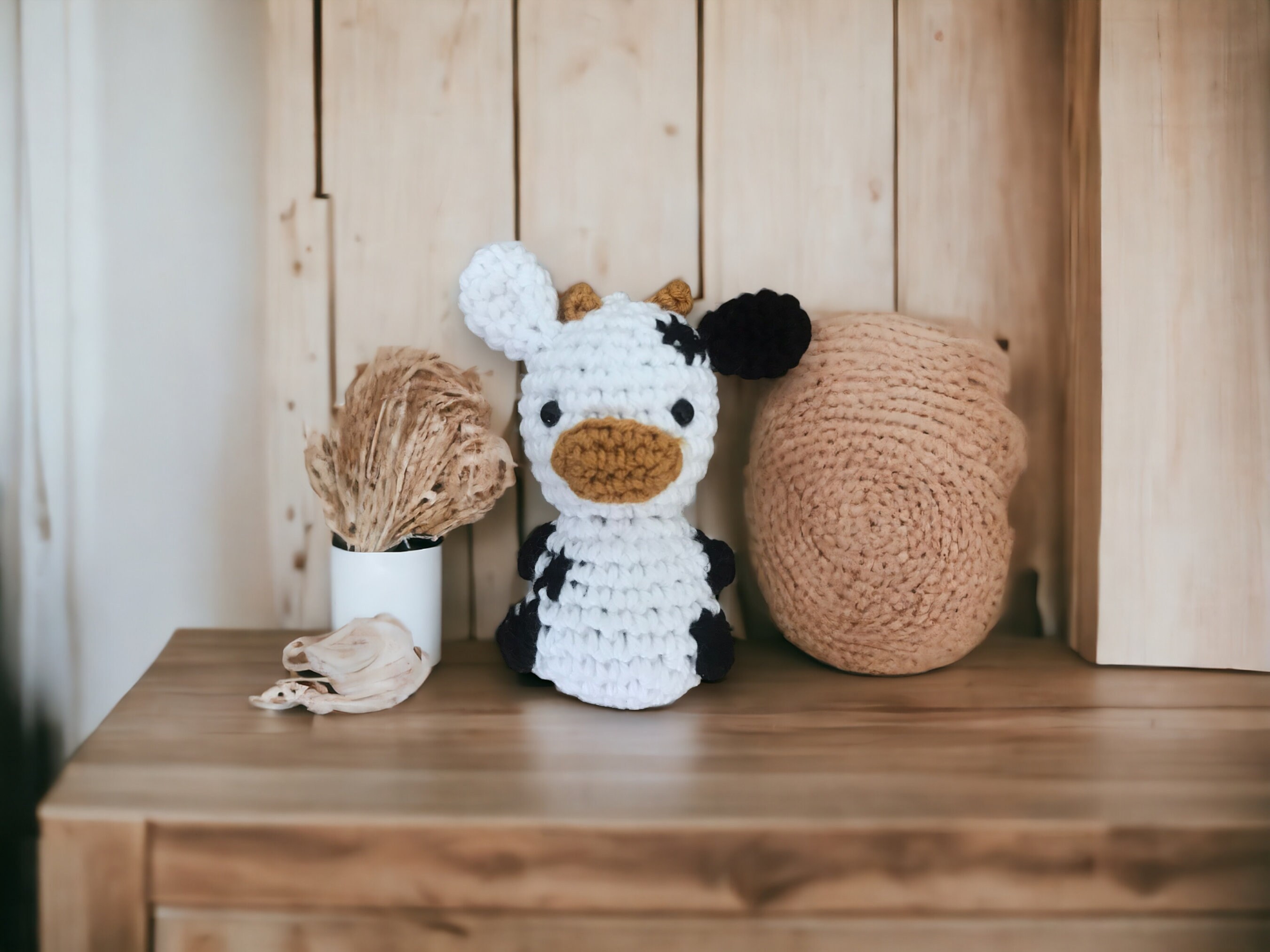 Cow No Sew Crochet Pattern, No Sew Amigurumi Crochet Patterns, Crochet ...