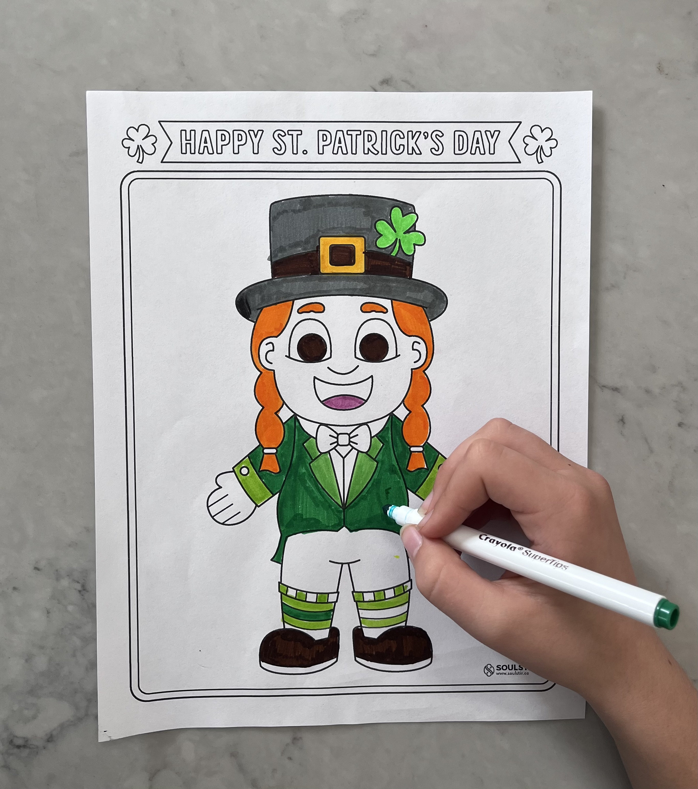 St. Patrick's Day Coloring Pages, Leprechaun Coloring Pages, St ...