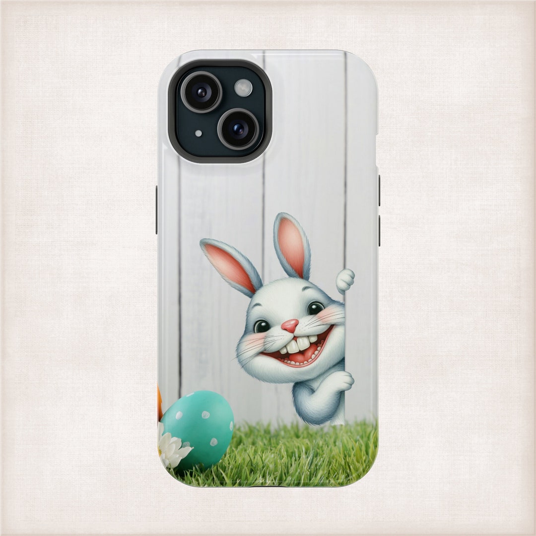 Happy Easter Bunny iPhone Magsafe Case, Cute Bunny, Easter Themed ...