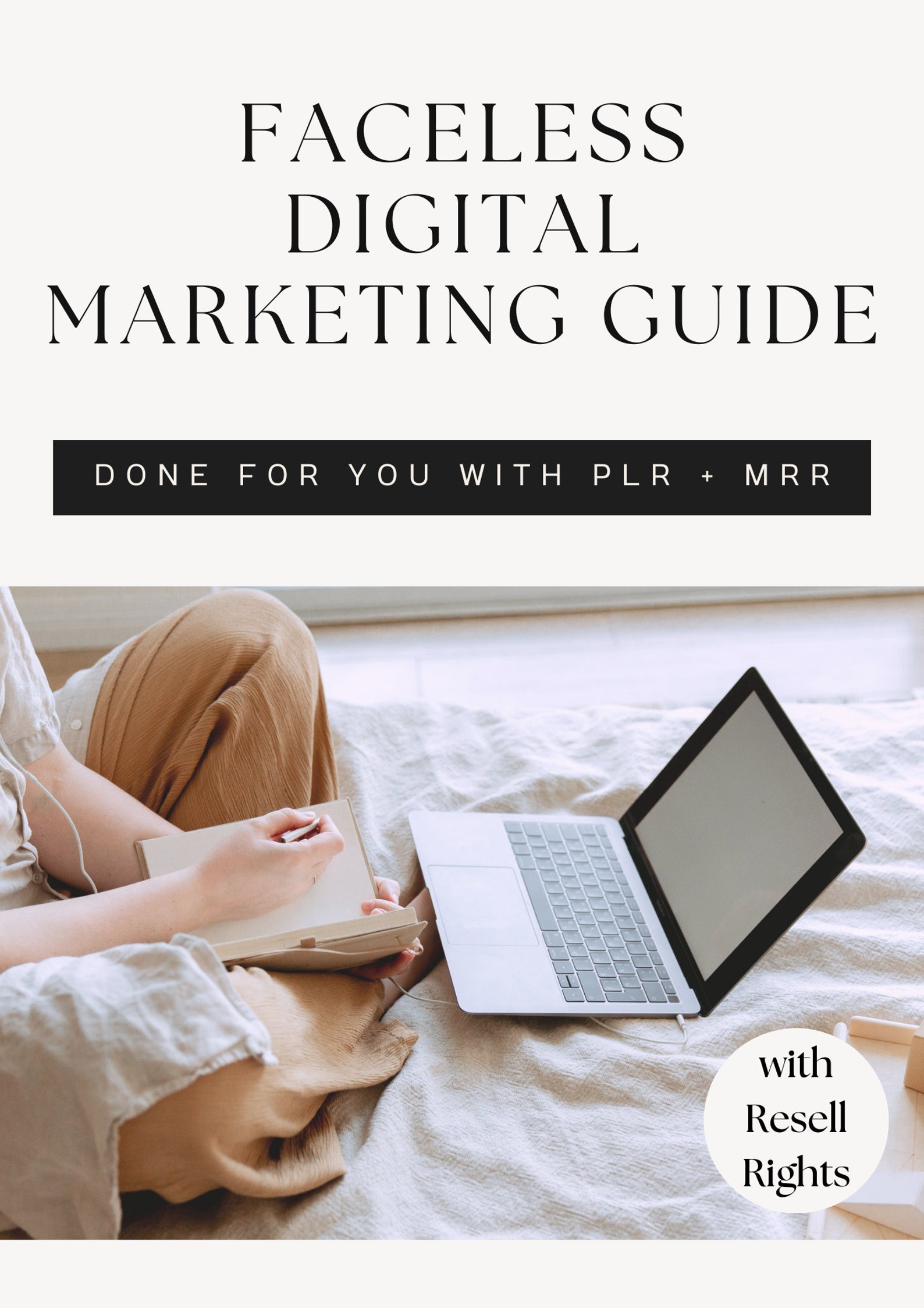 Faceless Digital Marketing Guide How to Sell Online W/ a Faceless ...