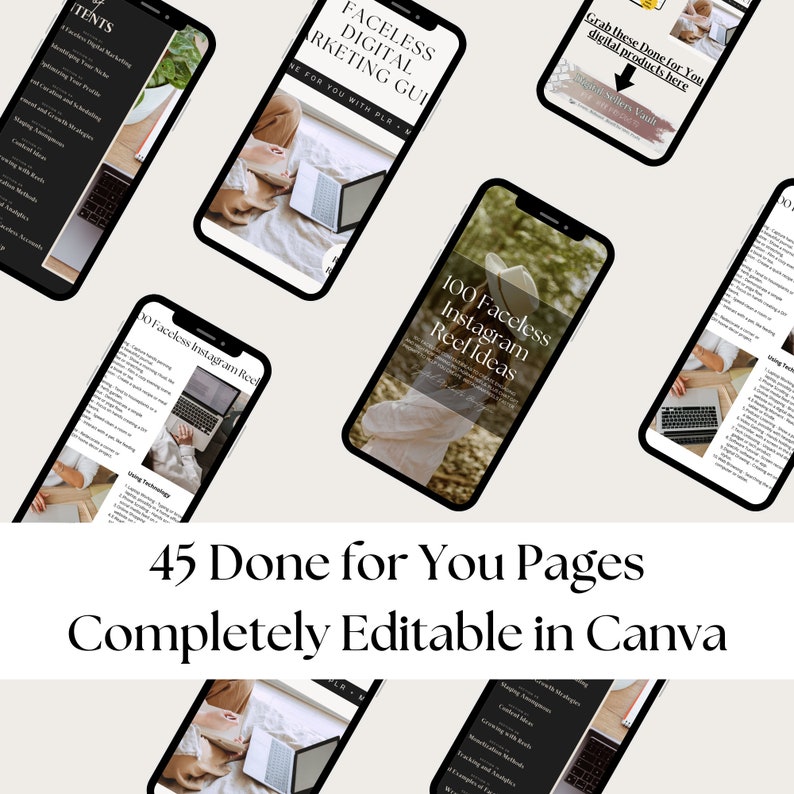 Faceless Digital Marketing Guide How to Sell Online W/ a Faceless ...