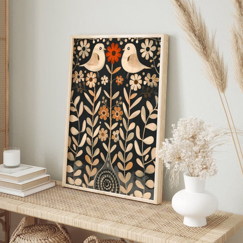 Folk Art Wall Decor - Etsy
