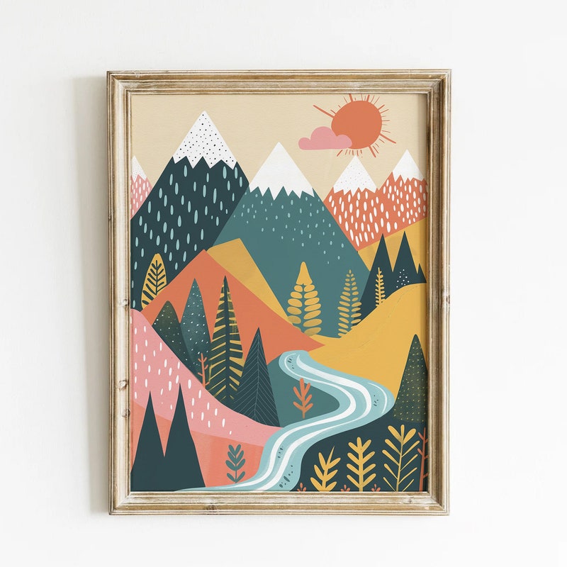 Mountain Theme Nursery - Etsy