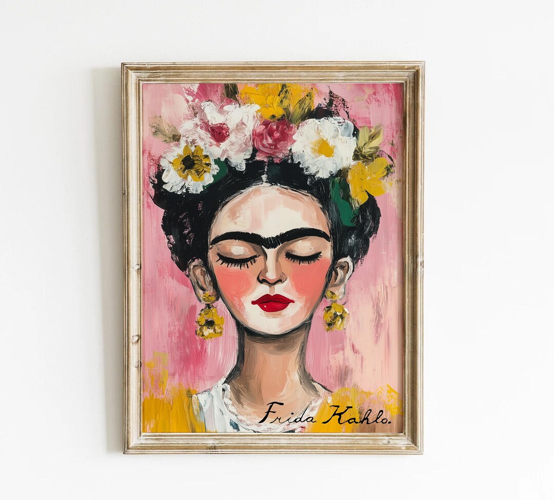 Frida Print Feminist Poster Frida Kahlo Wall Art Frida Pop Art Frida ...
