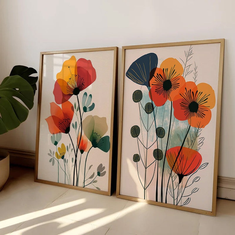 Flower Print - Etsy