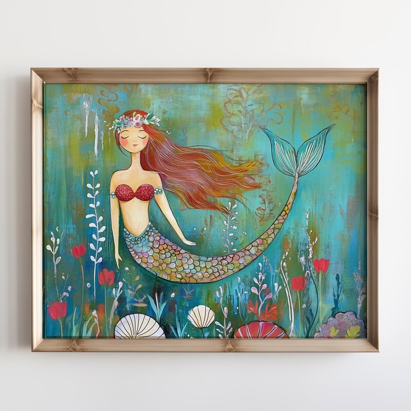 Mermaid Prints - Etsy