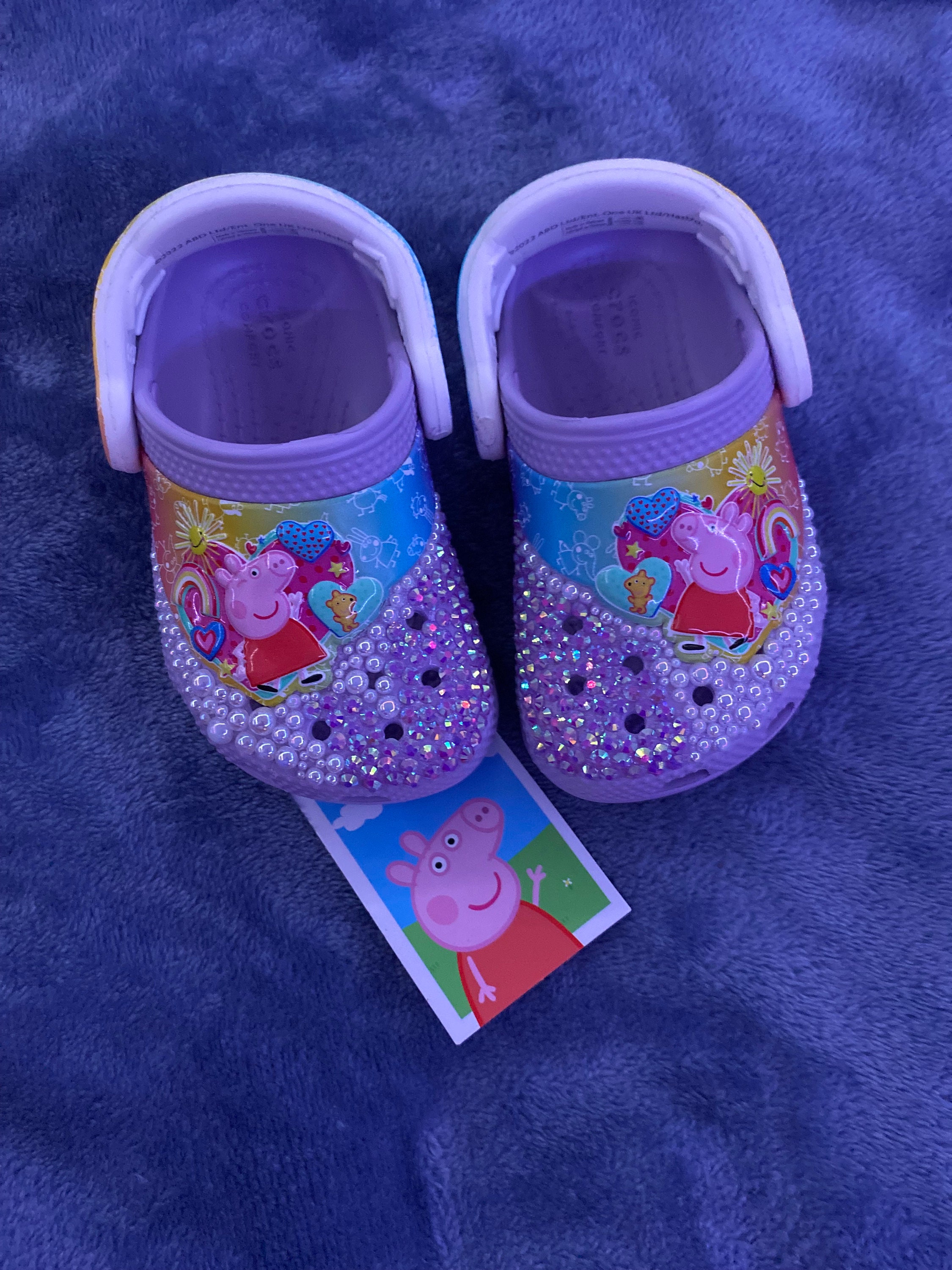Peppa Pig Crocs - Etsy