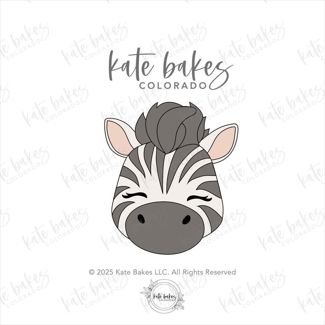Zebra Face Cookie Cutter - Etsy