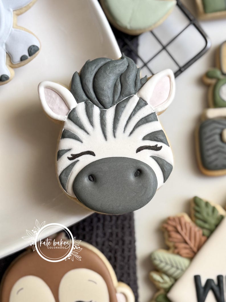 Zebra Face Cookie Cutter - Etsy