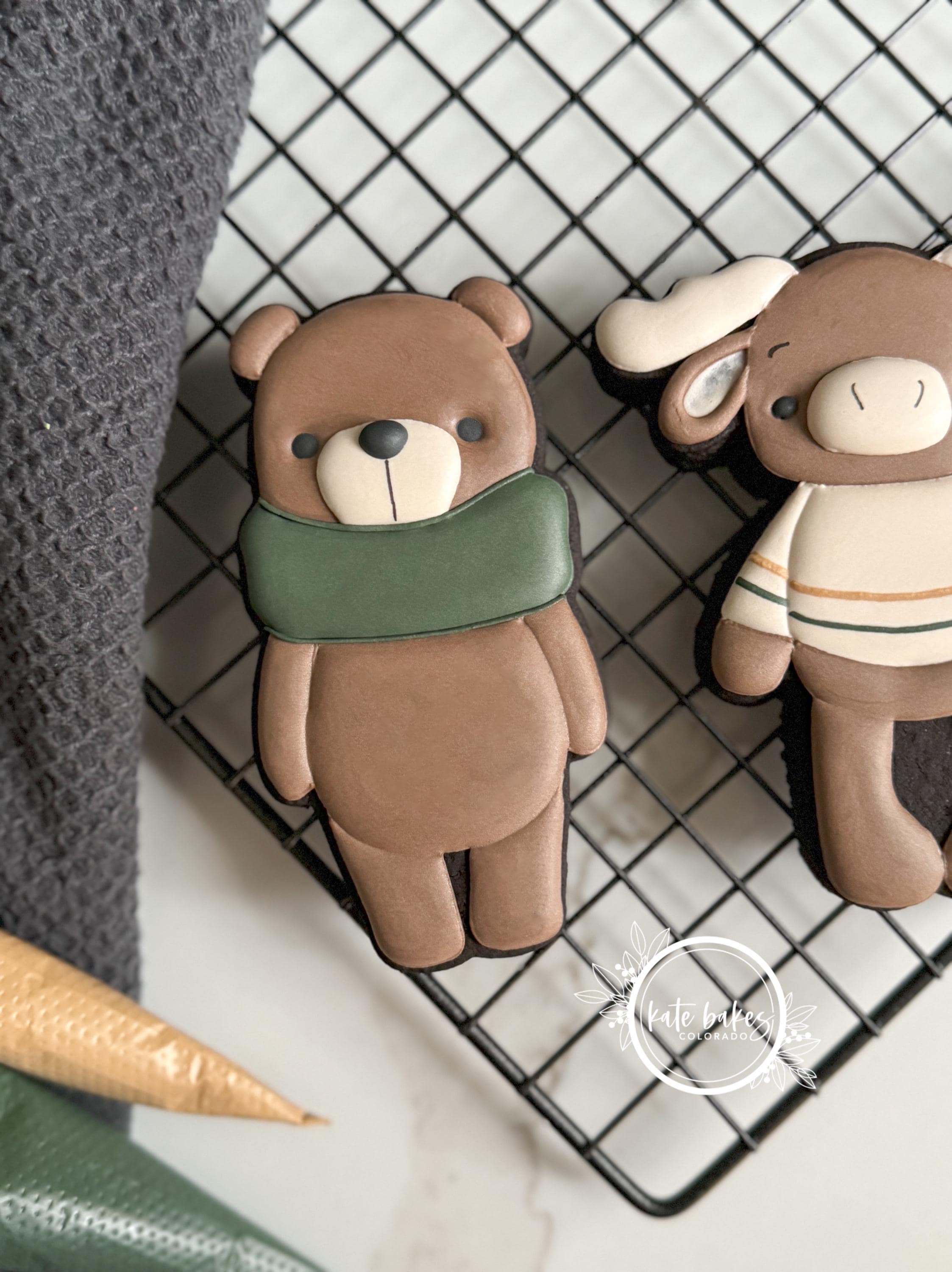 Tall Boho Reindeer, Bear & Moose Cookie Cutters (SET OF 3) - Etsy