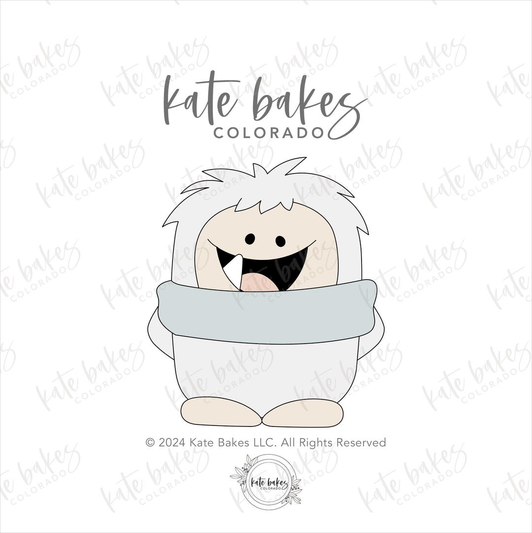 Yeti Cookie Cutter - Etsy