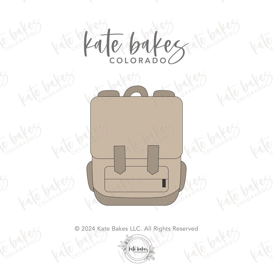 Backpack Cookie Cutter - Etsy
