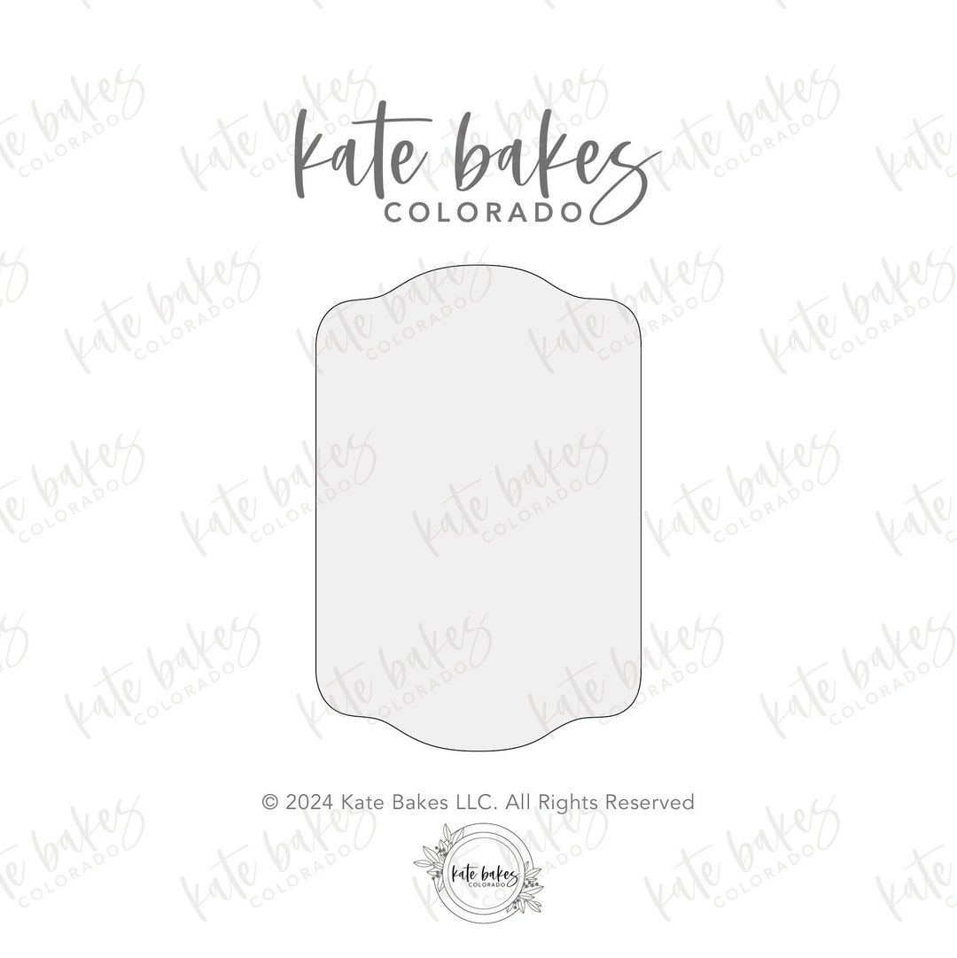 Fancy Rectangle Cookie Cutter - Etsy