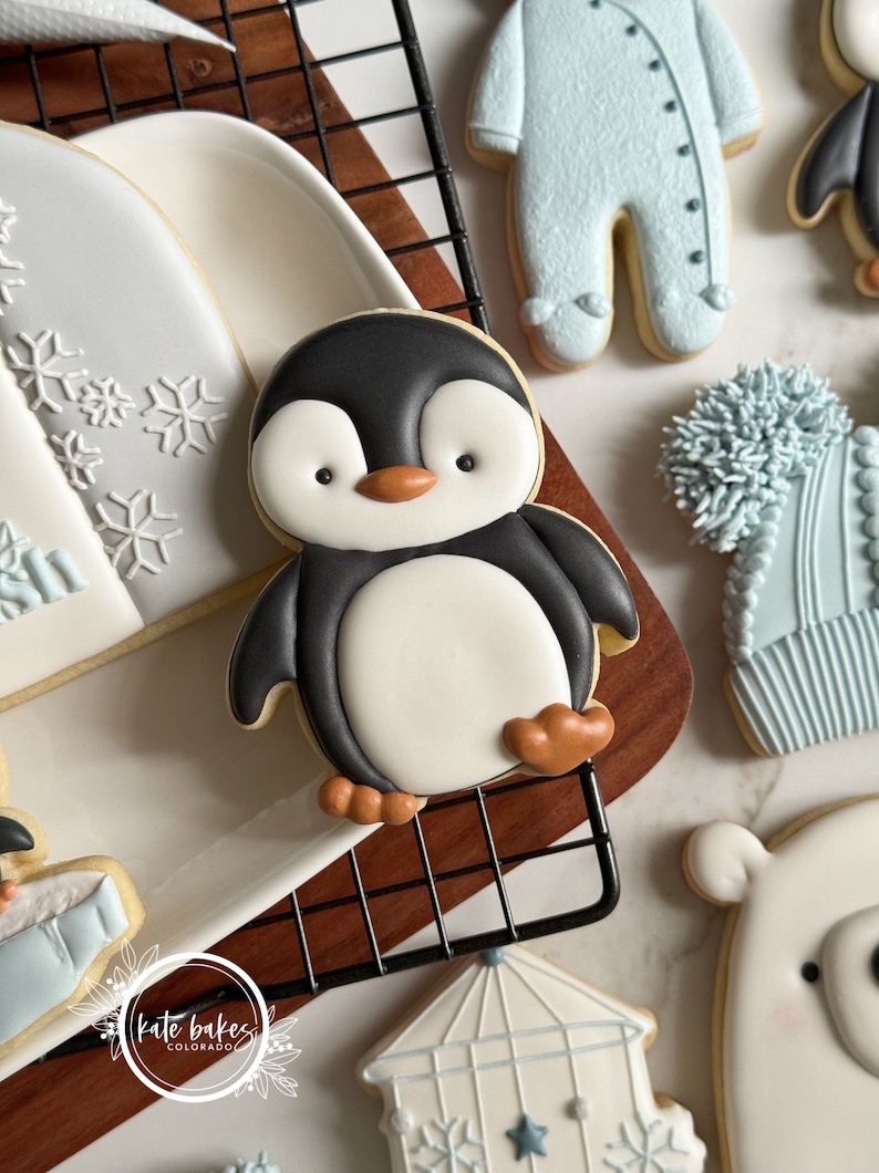Penguin Walking Cookie Cutter - Etsy