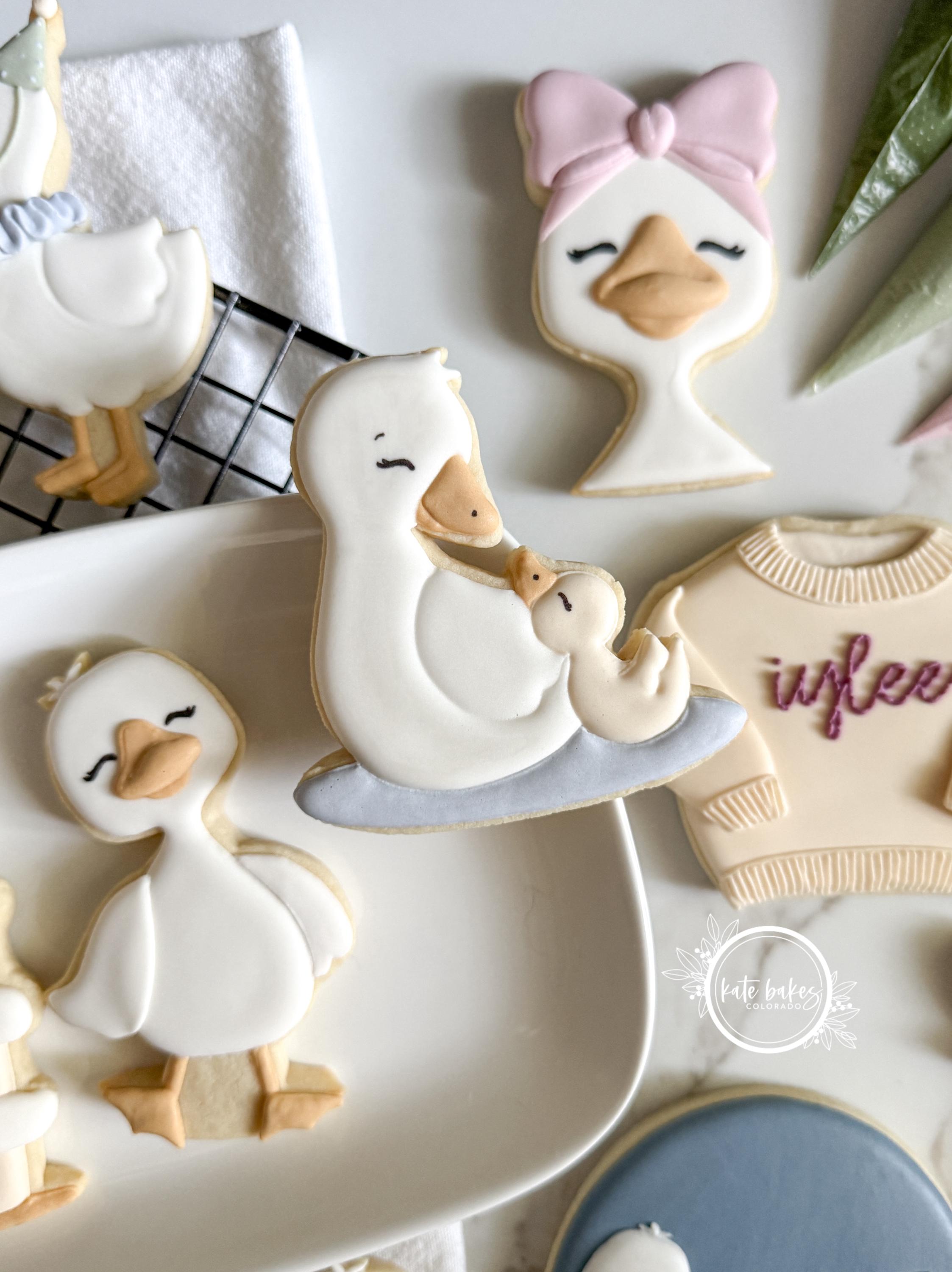 Mama & Baby Silly Goose Cookie Cutter - Etsy