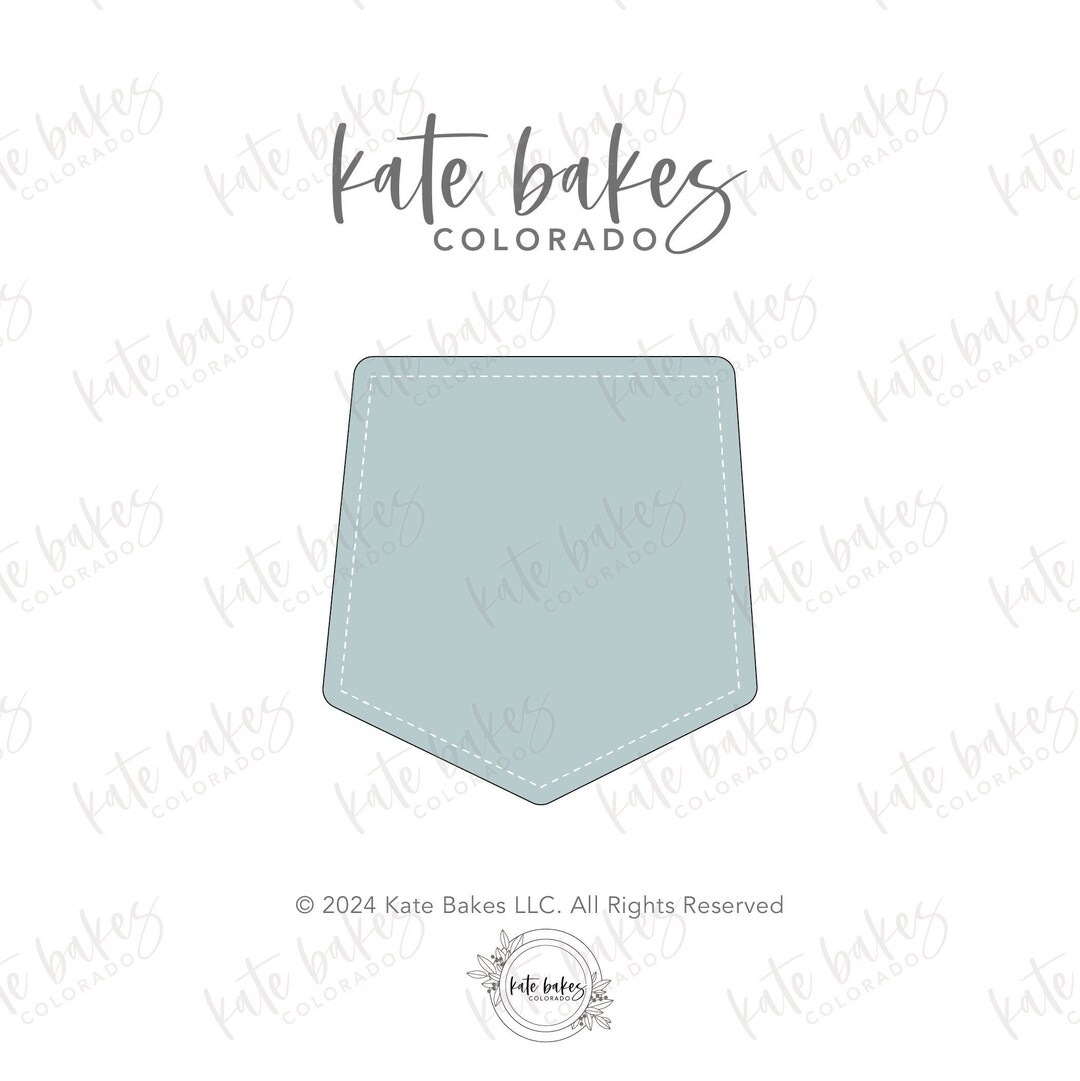 Jeans Pocket Cookie Cutter - Etsy