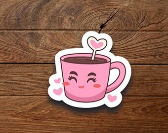 Cozy Coffee Mug Sticker - Etsy