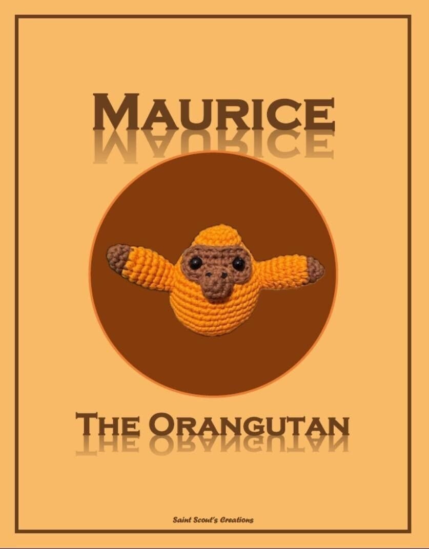 Maurice the Orangutan Crochet Pattern | PDF Download | Movie Character ...