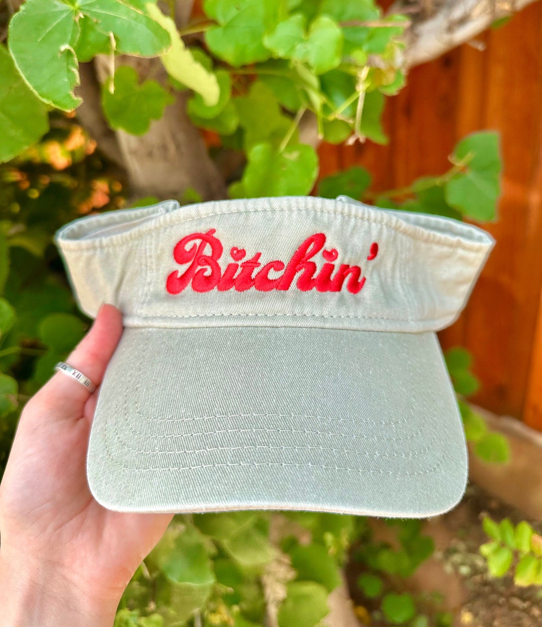 Bitchin Embroidered Visor Hat, Funny Hat, Bachelorette Gifts, Wife ...