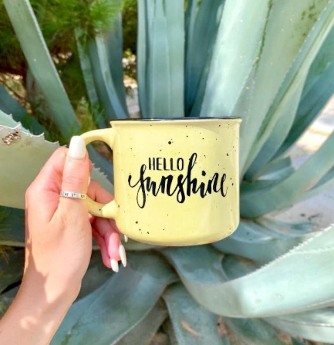 Hello Sunshine Coffee Mug, Campfire Mugs, Good Morning, Cute Mugs ...