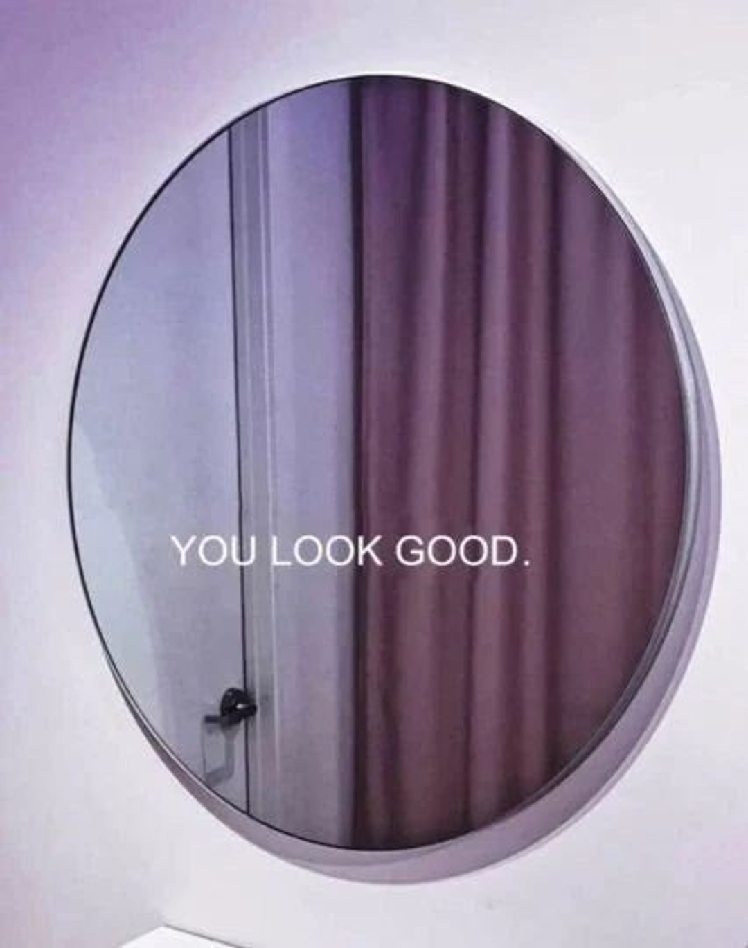 You Look Good Mirror Decal, Cute Decals, Motivation, Inspiration ...