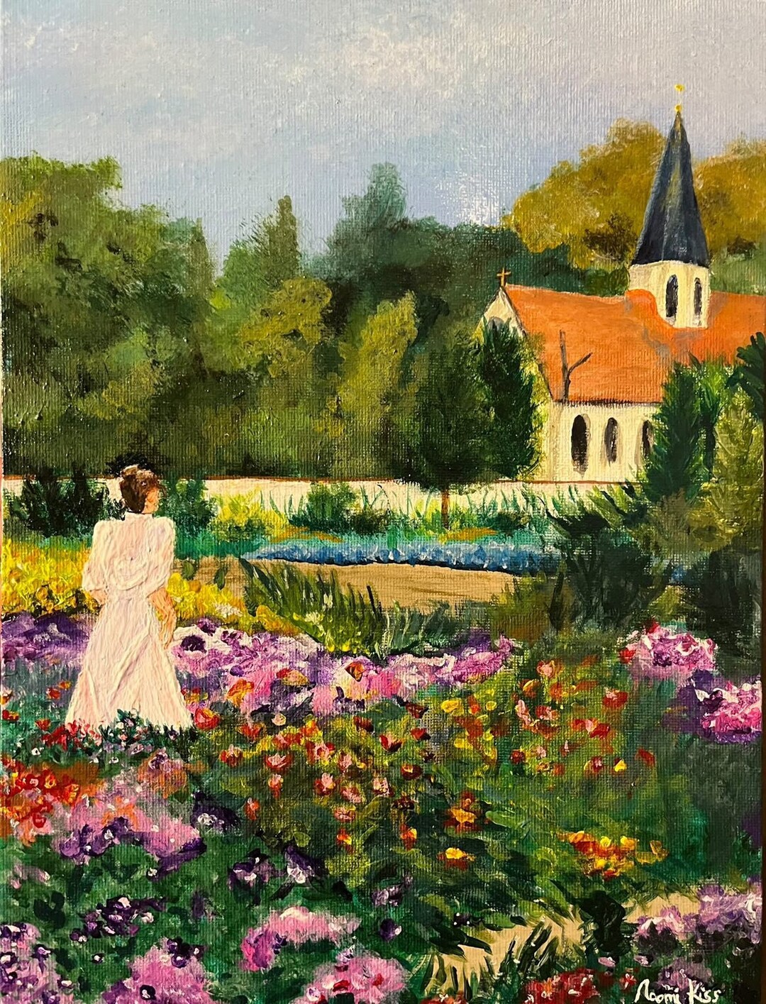 Unity Acrylic Painting on Canvas Panel 9x12 / 30 X 24 Cm - Etsy
