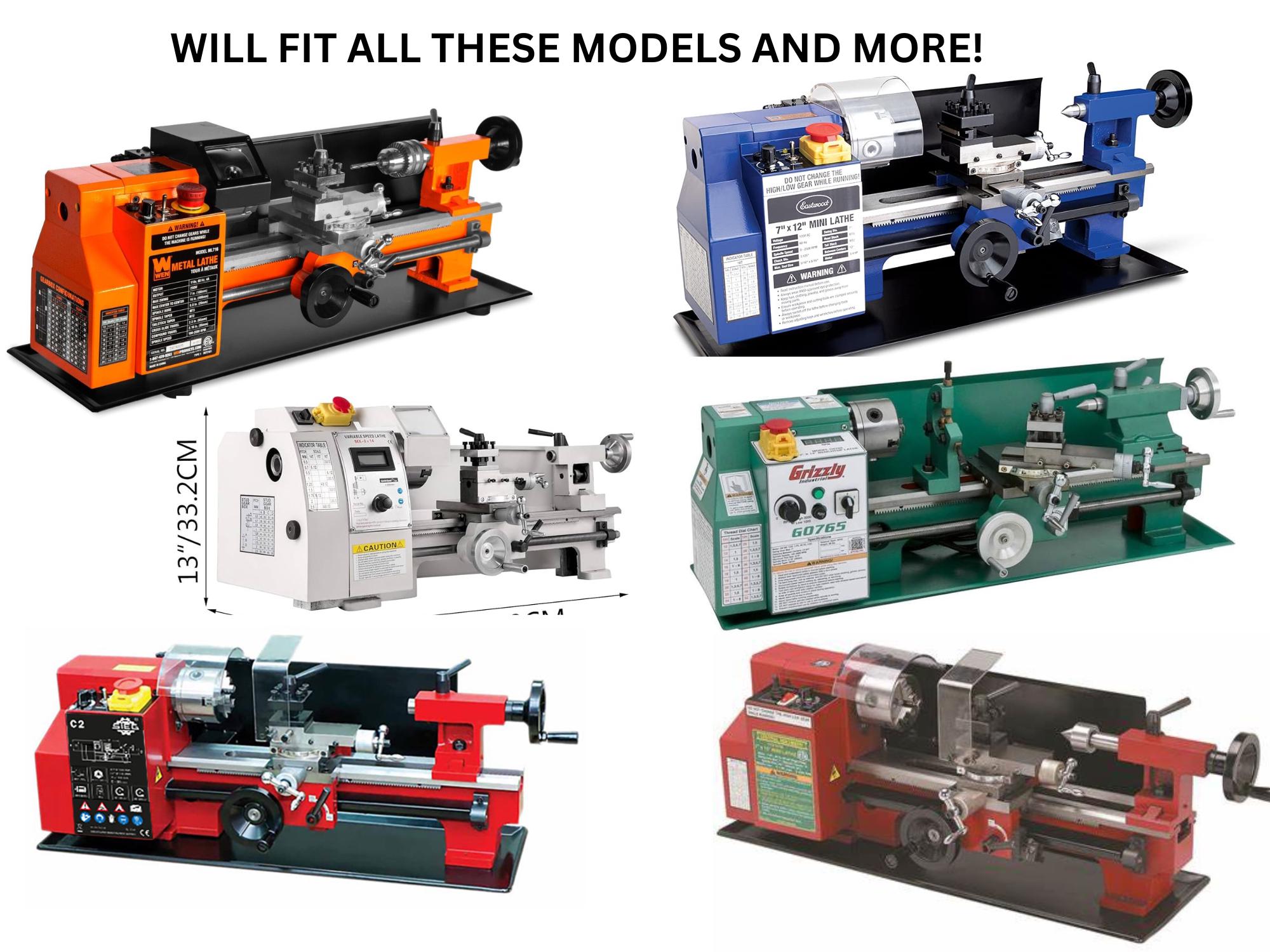 PRECISION UPGRADE/ Ultra Rigid Replacement- Mini Metal Lathe Heavy Duty ...