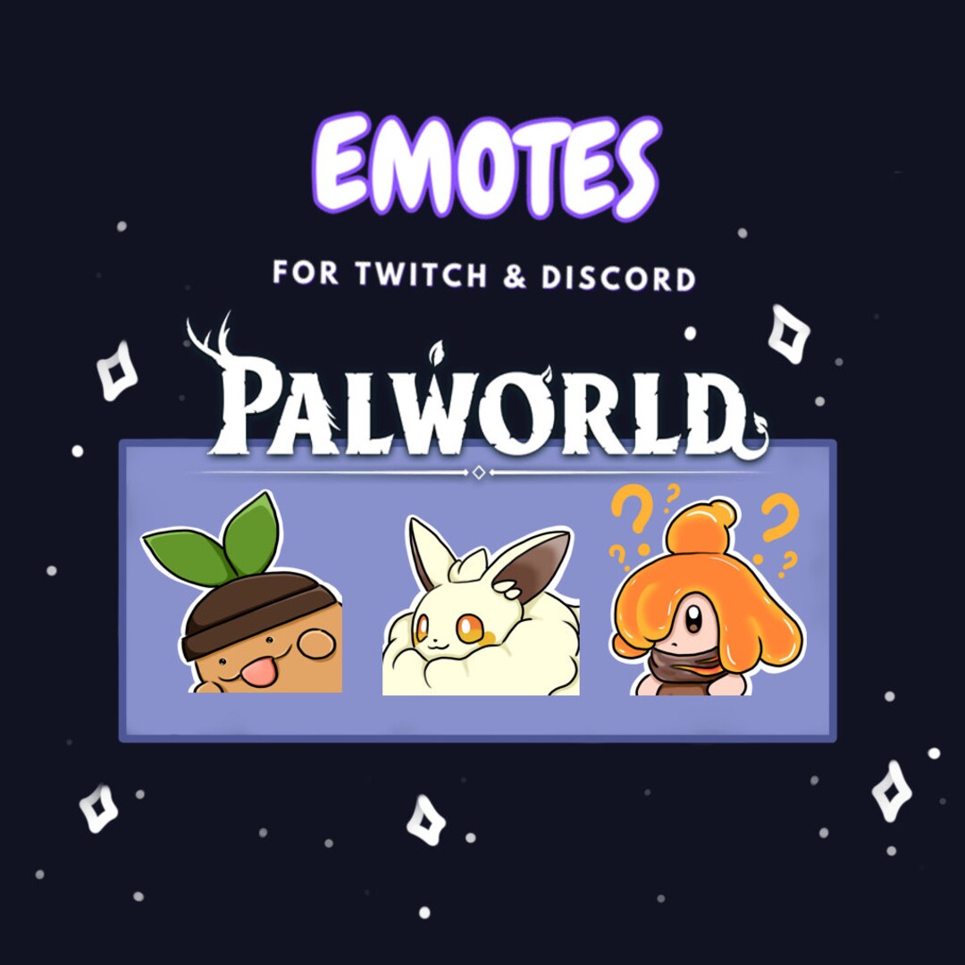 PALWORLD Emotes Pack for Twitch and Discord - Etsy