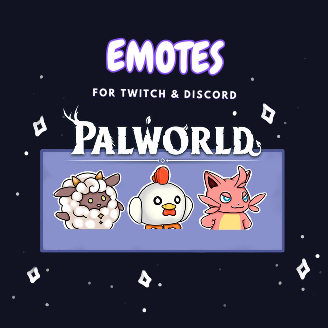 PALWORLD Emotes Pack for Twitch and Discord - Etsy UK