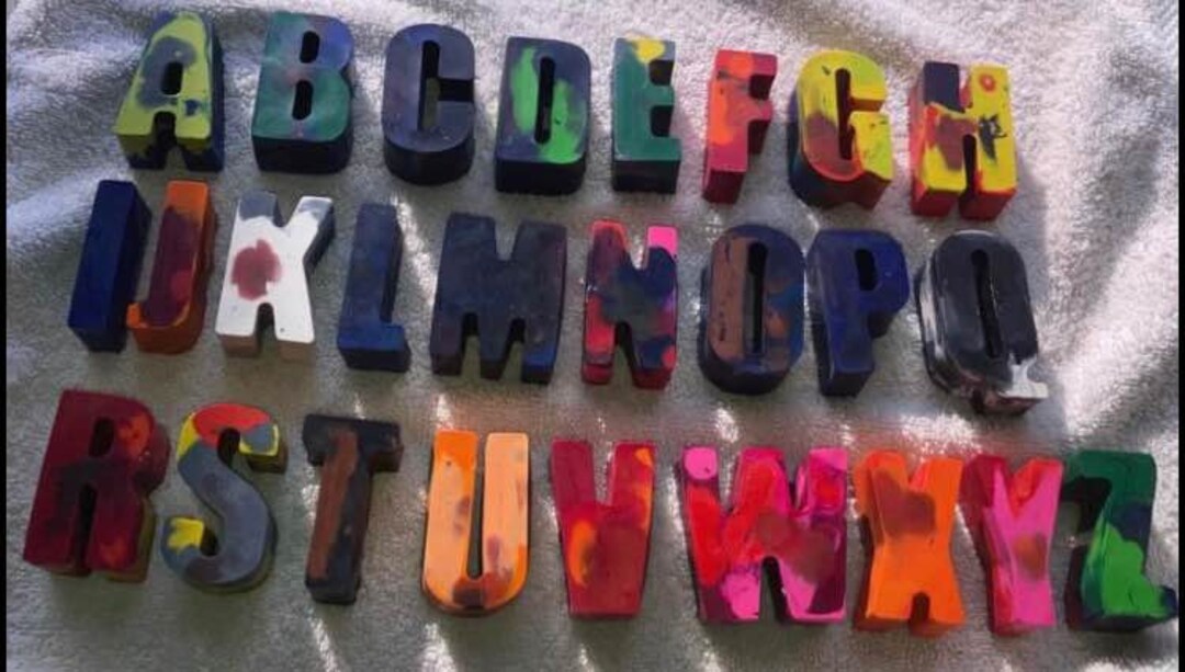 Crayon Alphabet Abcs for All Ages - Etsy