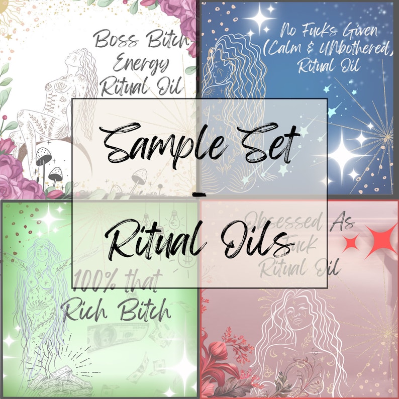 Sample Set Ritual Oils - 4 - Etsy