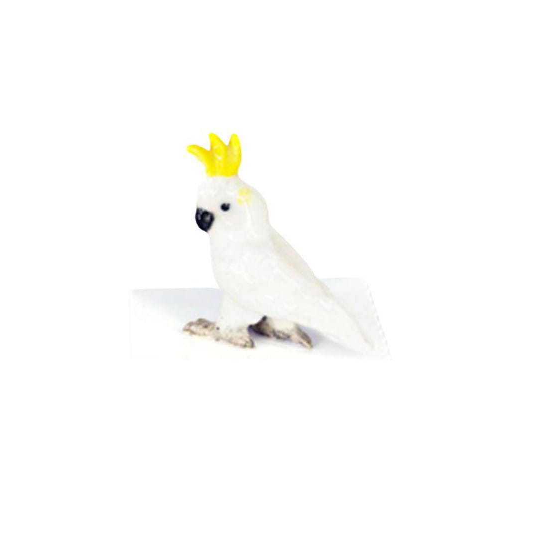 Hand-painted Miniature Porcelain Cockatoo Bird 28767 - Etsy