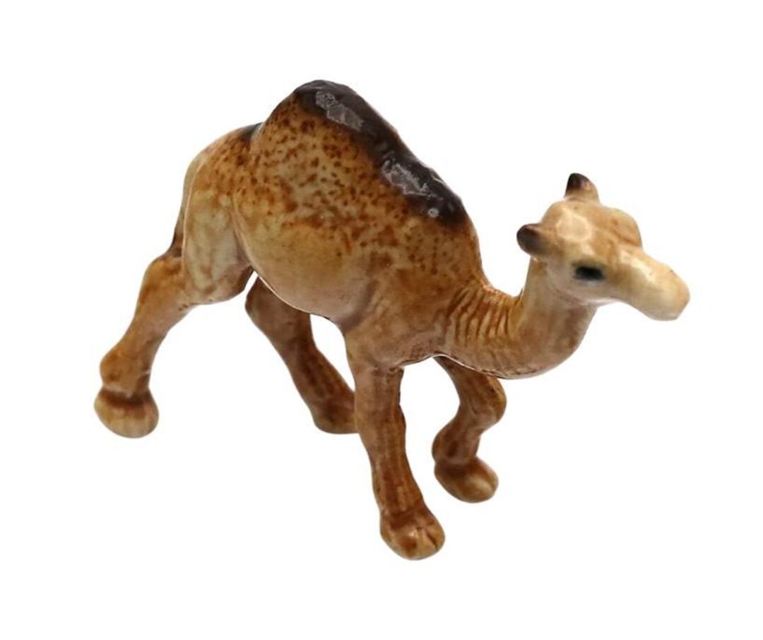 Hand-painted Miniature Porcelain Camel Figurine 27089 - Etsy
