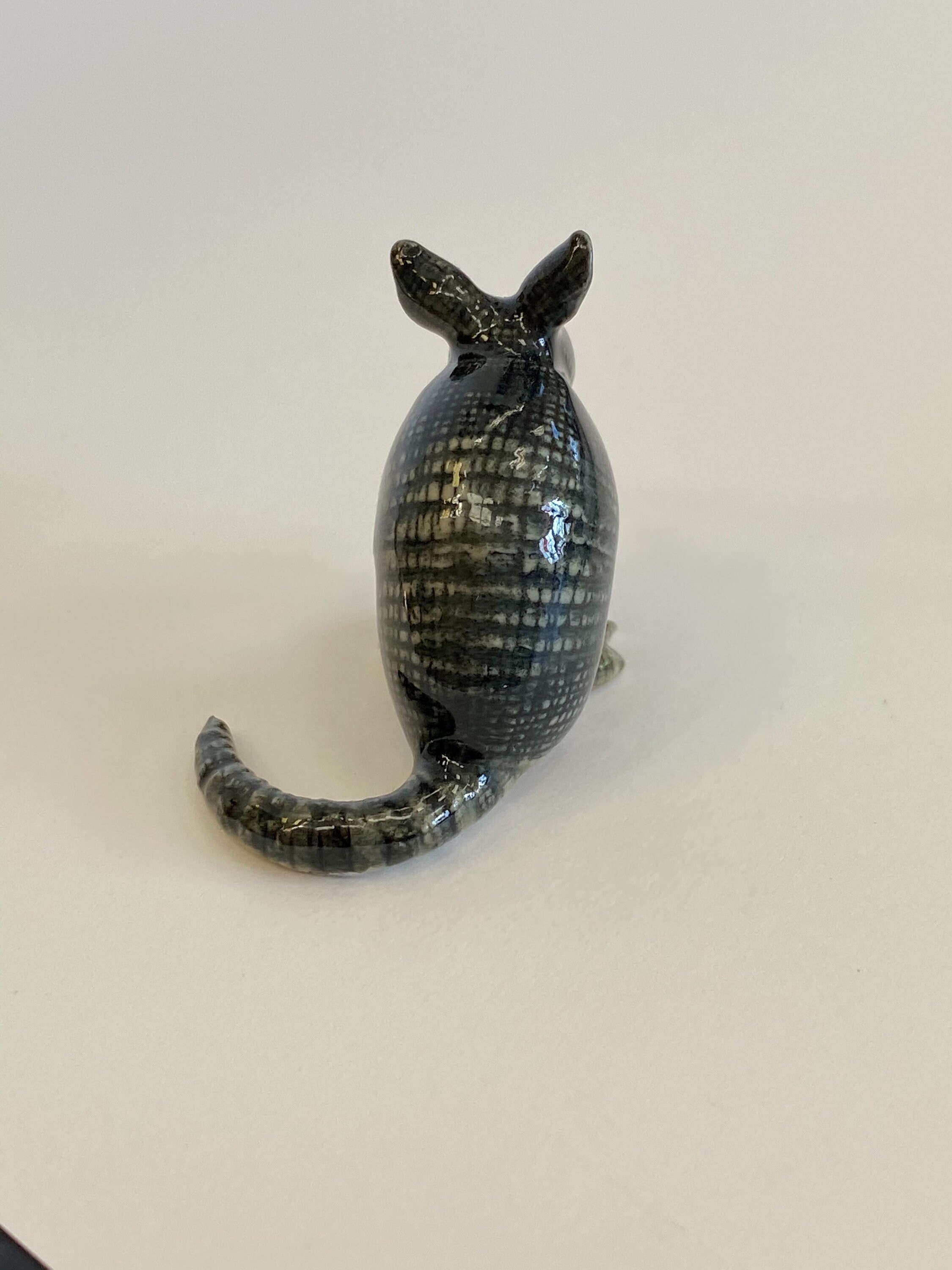 Hand-painted Miniature Porcelain Armadillo Figurine 26701 - Etsy
