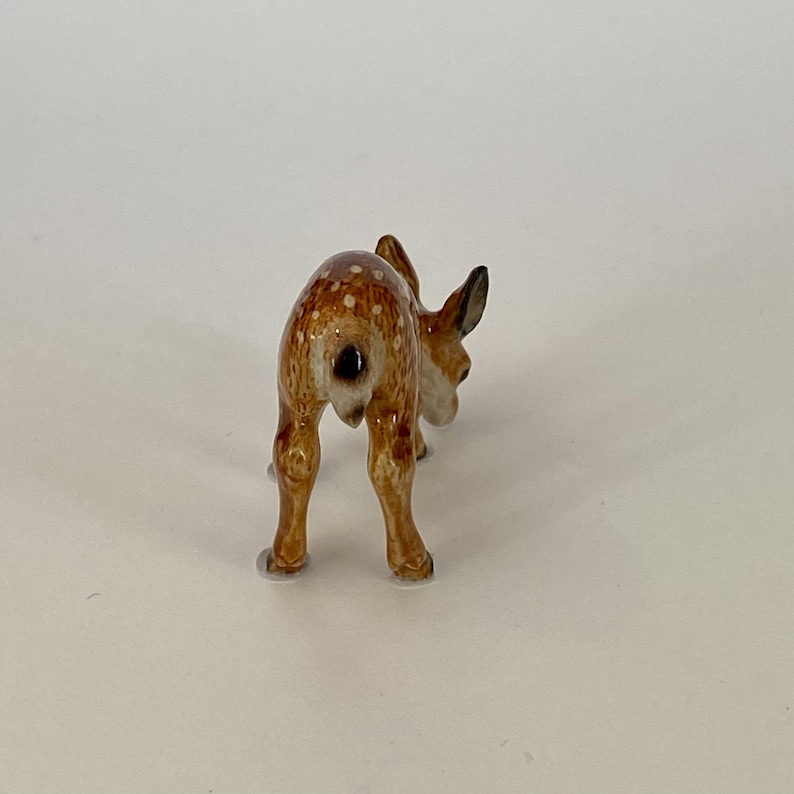Hand-painted Miniature Fawn Deer Porcelain Figurine – 26488 - Etsy
