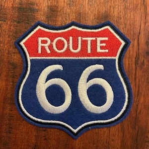 Route 66 Embroidered Patch Emblem Applique 30114 - Etsy