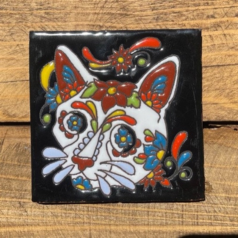 Day of the Dead Cat - Etsy