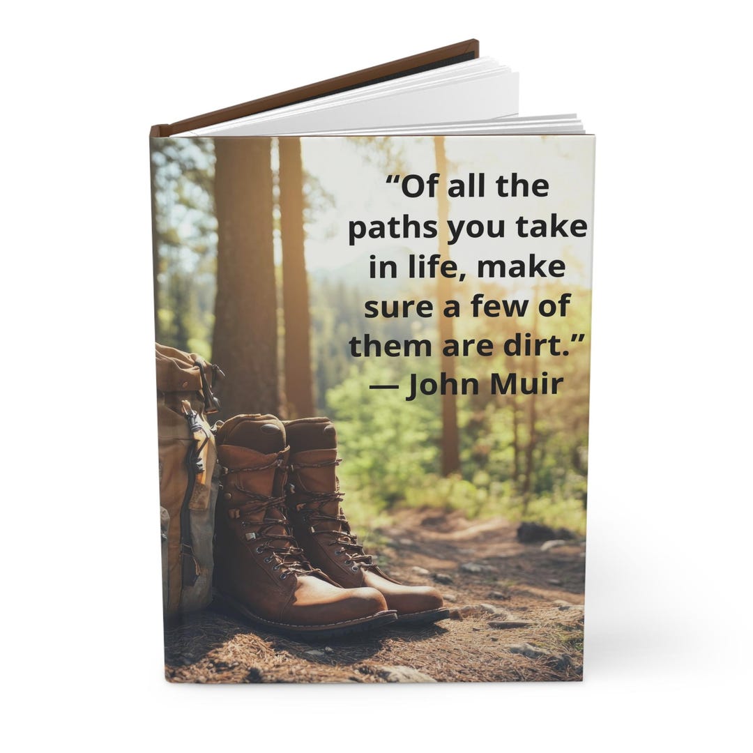 Nature-inspired Hardcover Journal, Hiking Notebook, Backpacking Diary ...