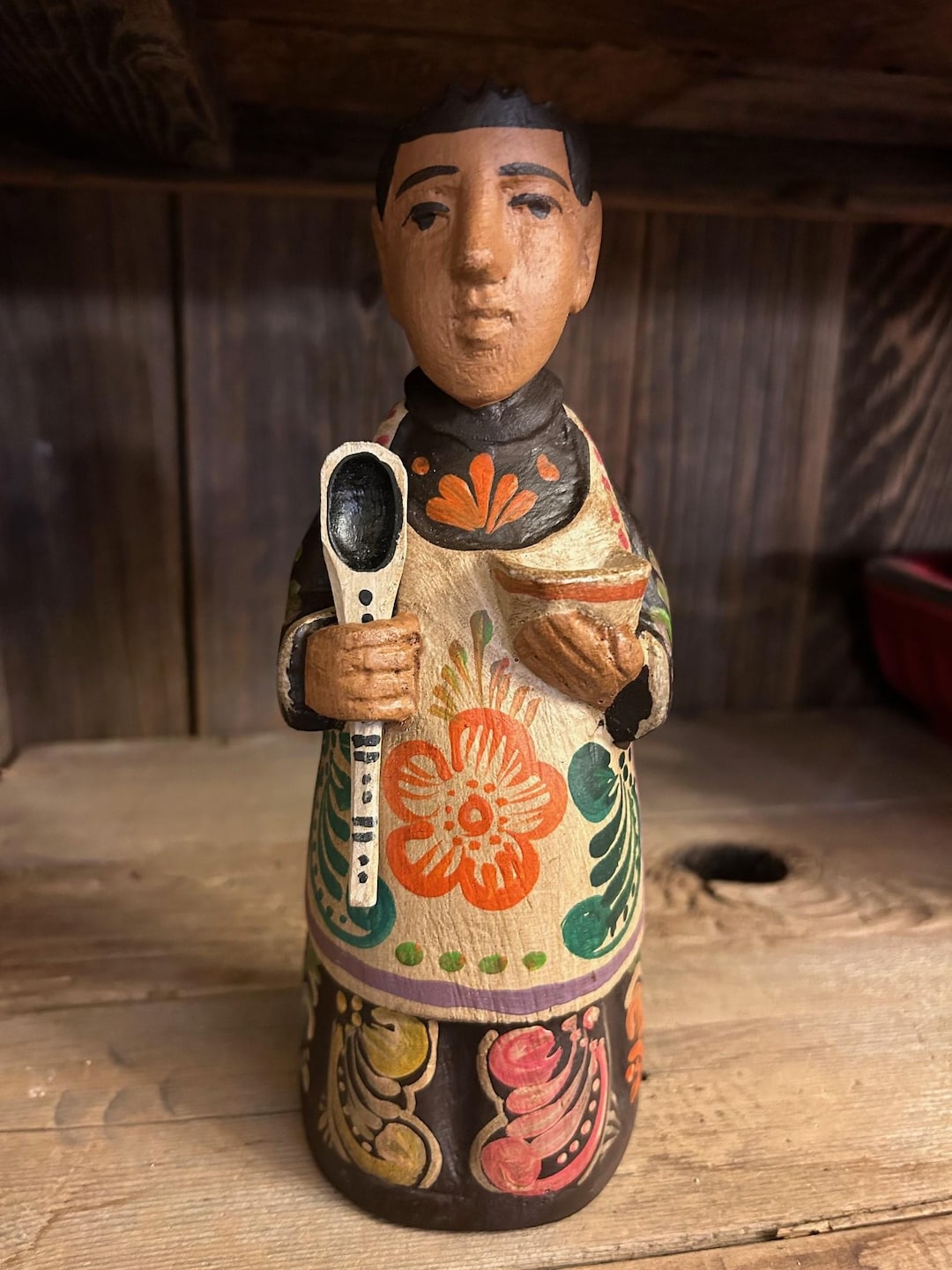 Hand-carved San Pasqual, Patron Saint of Cooks and Kitchens 29566 - Etsy